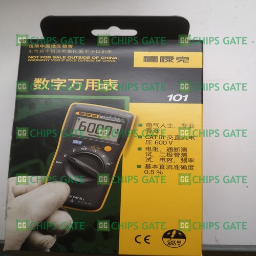 1PCS 59.9NEW FLUKE 101 Kit Palm-sized Digital Multimeter F101 with ...