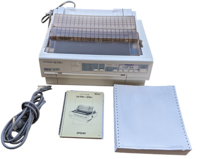 EPSON LQ-570+ Printer 24-Pin Impact Dot Matrix 360 x 360 Dpi Resolution ...