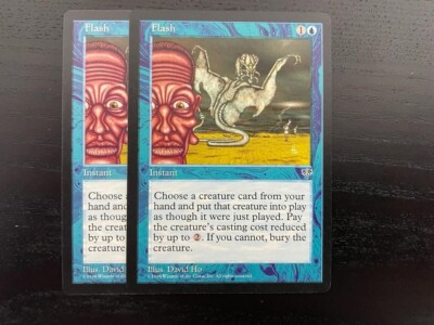 MTG 2X MIRAGE FLASH NM MAGIC THE GATHERING INSTANT BLUE RARE CARDS ...