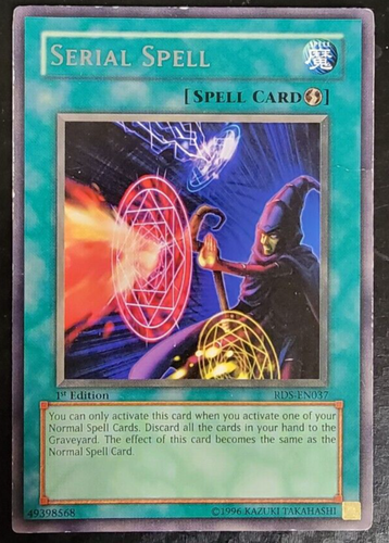 Yu-Gi-Oh! Trading Card Game - Serial Spell - RDS-EN037 | eBay