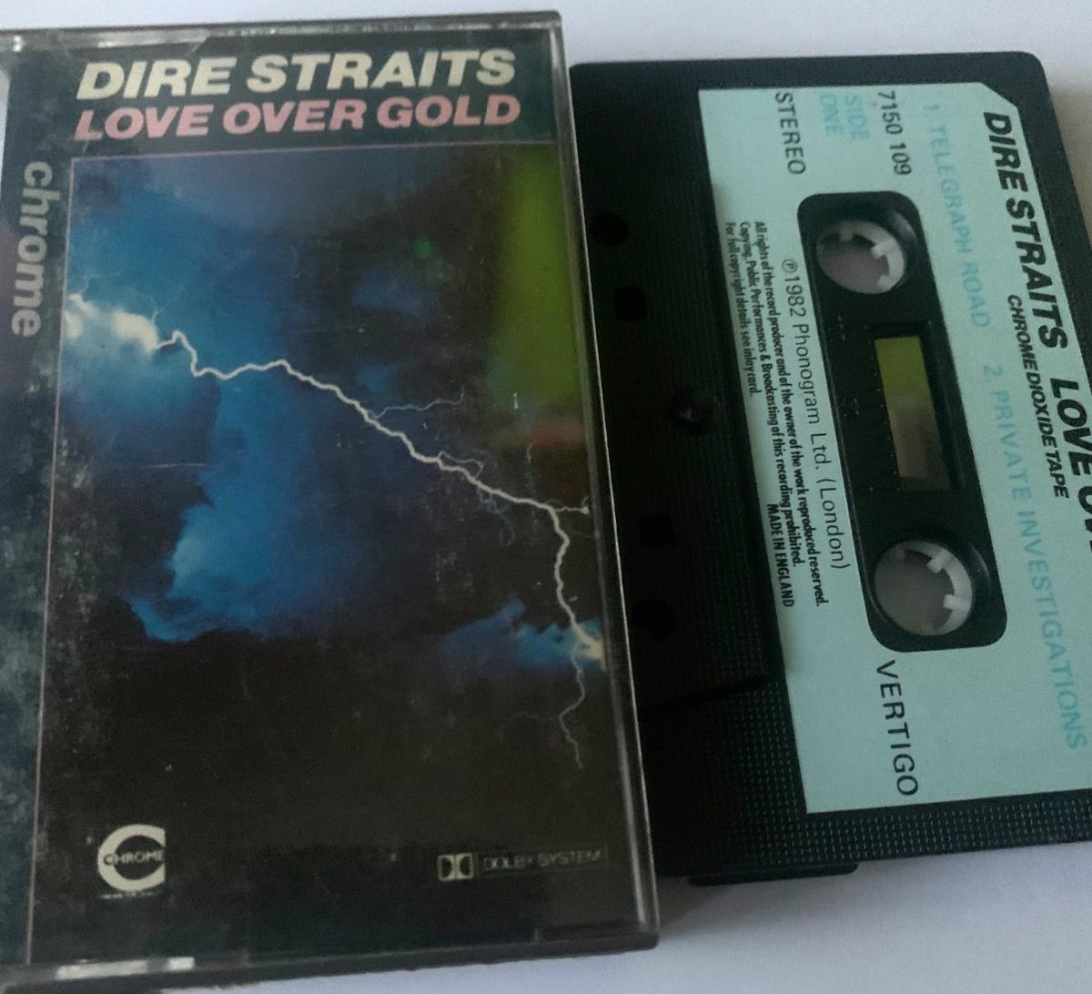 DIRE STRAITS - LOVE OVER GOLD - TAPE CASSETTE ALBUM | eBay UK