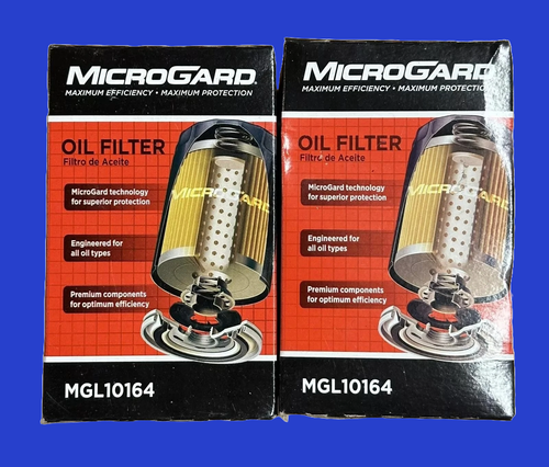 2 ea. Microgard MGL10164 Oil Filter for select Hyundai & Kia 2011-2019 ...