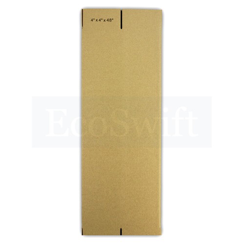 1-50 4x4x48 "EcoSwift" Cardboard Packing Mailing Tall Long Shipping Box ...