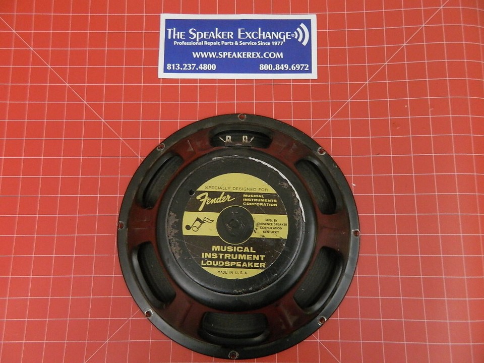 Fender 12" Woofer, 037617 / 121042 (Reconed) | eBay