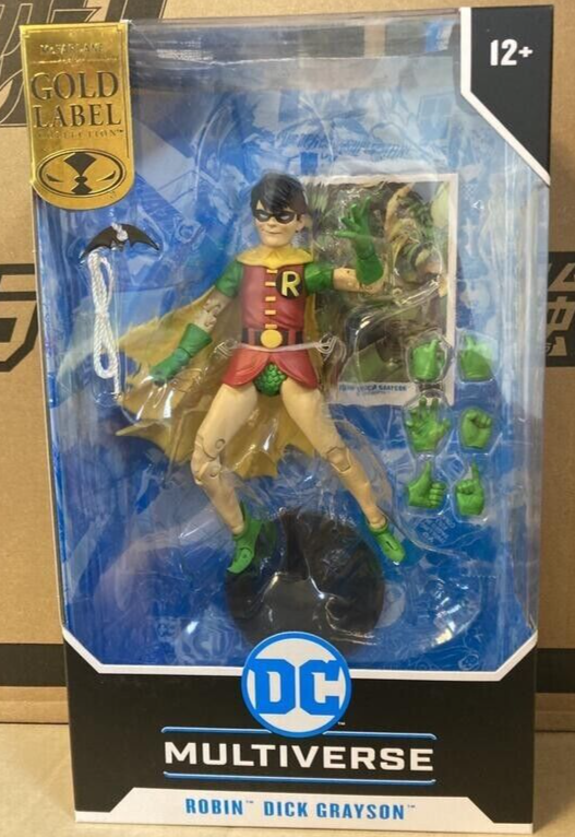 Mcfarlane DC Multiverse Rebirth Robin Dick Grayson Gold Label New In ...