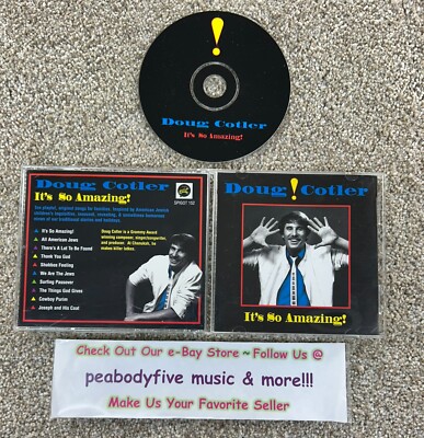DOUG COTLER - It's So Amazing! CD - 1996 {CD = VG} Jewish Music Purim ...