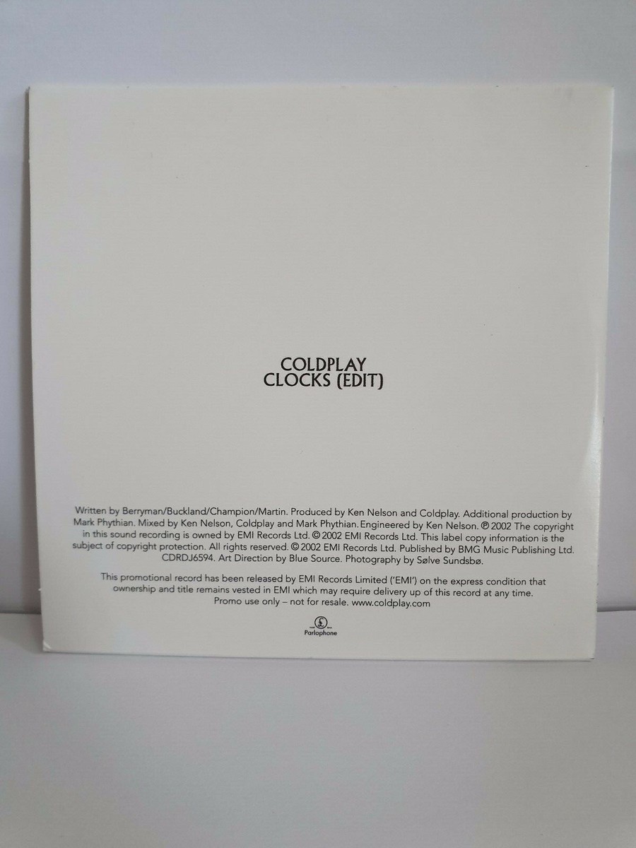 Coldplay Clocks