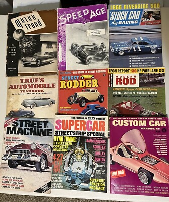 First issues, Vol.1 #1, of 16 vintage auto car magazines. Rare! Hard to ...