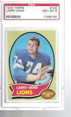 1970 Topps #149 Larry Hand PSA 8 | eBay