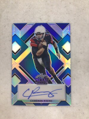 2022 Leaf Metal Draft Cameron Rising Auto Autograph Rookie RC Blue /30 ...