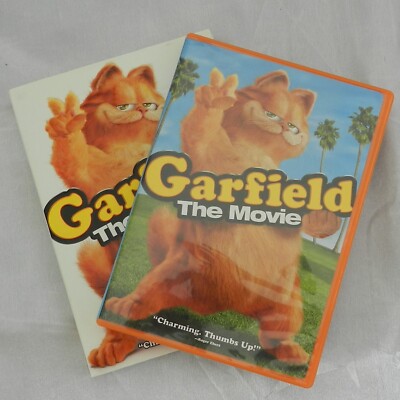 GARFIELD THE MOVIE 20th Century Fox DVD w Paper Slip Cover & Plastic ...
