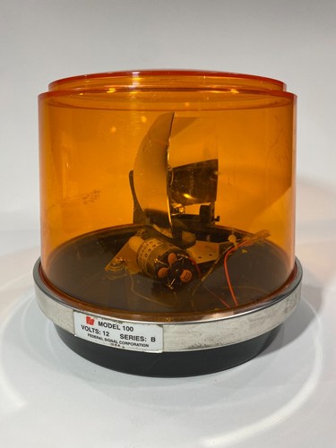 Federal Signal Corporation Rotating Beacon Amber Mount Signal Mod 100 ...