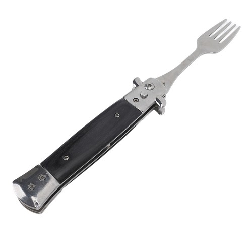 Folding Spring Fork Reusable Stainless Steel Automatic Foldable Spring ...