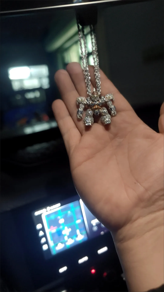 Hip Hop 3A+ CZ Stone Bling Iced Out Big Cartoon Mech Warrior Gundam ...