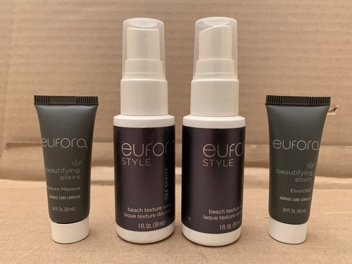 Lot EUFORA Style Sea Spritz Beach Texture Spray 1 fl oz & Moisture ...