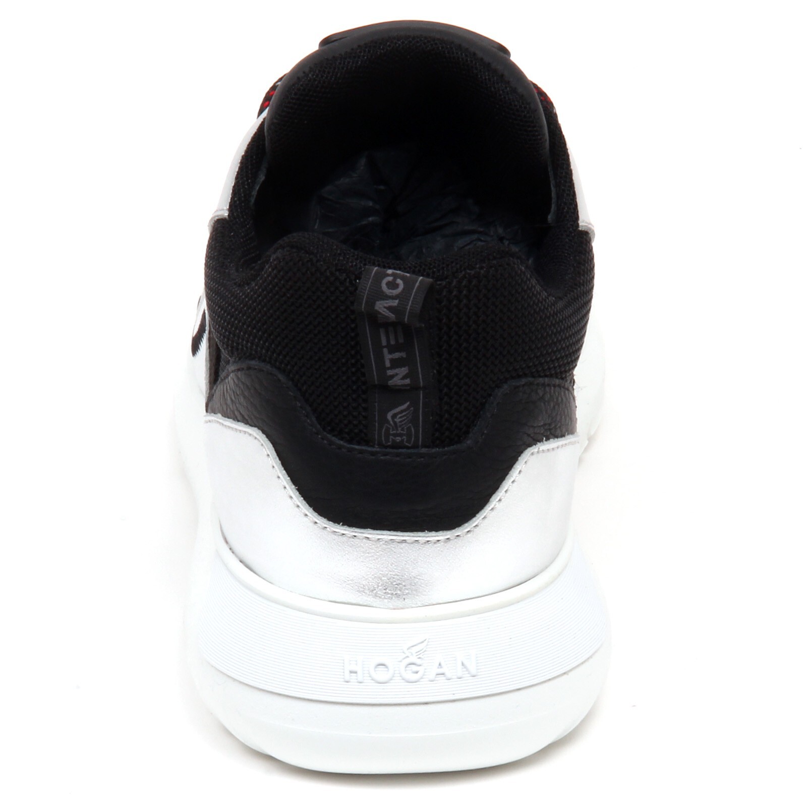 F7222 sneaker uomo silver/black HOGAN INTERACTIVE 3 tissue/leather shoe ...