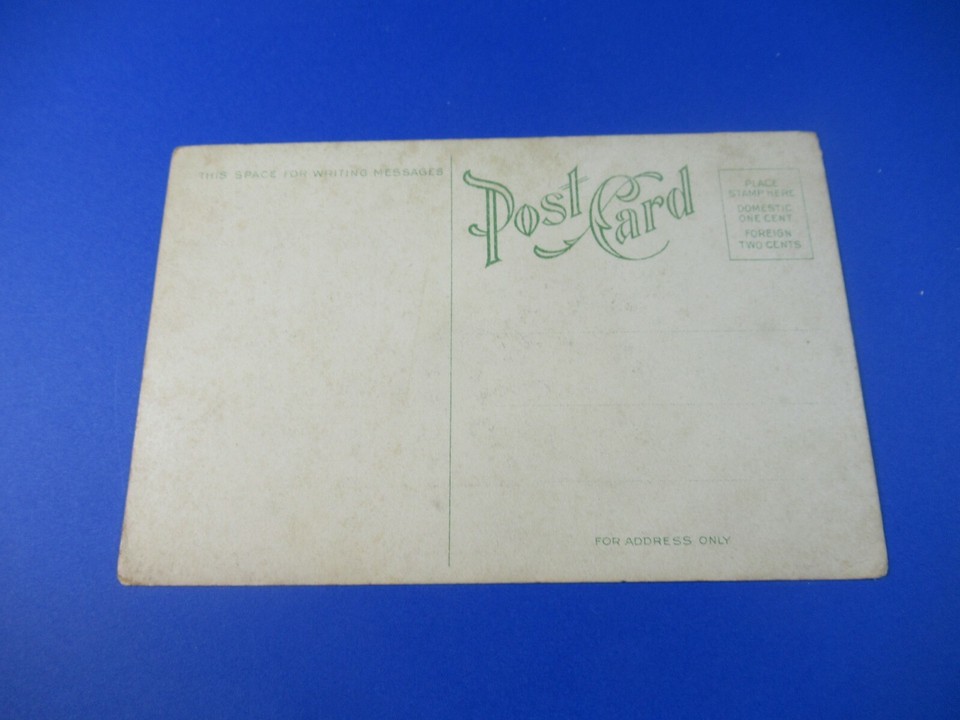 VINTAGE COLOR POSTCARD LOVER'S LANE SAINT JO. BANK OF LONDON ...