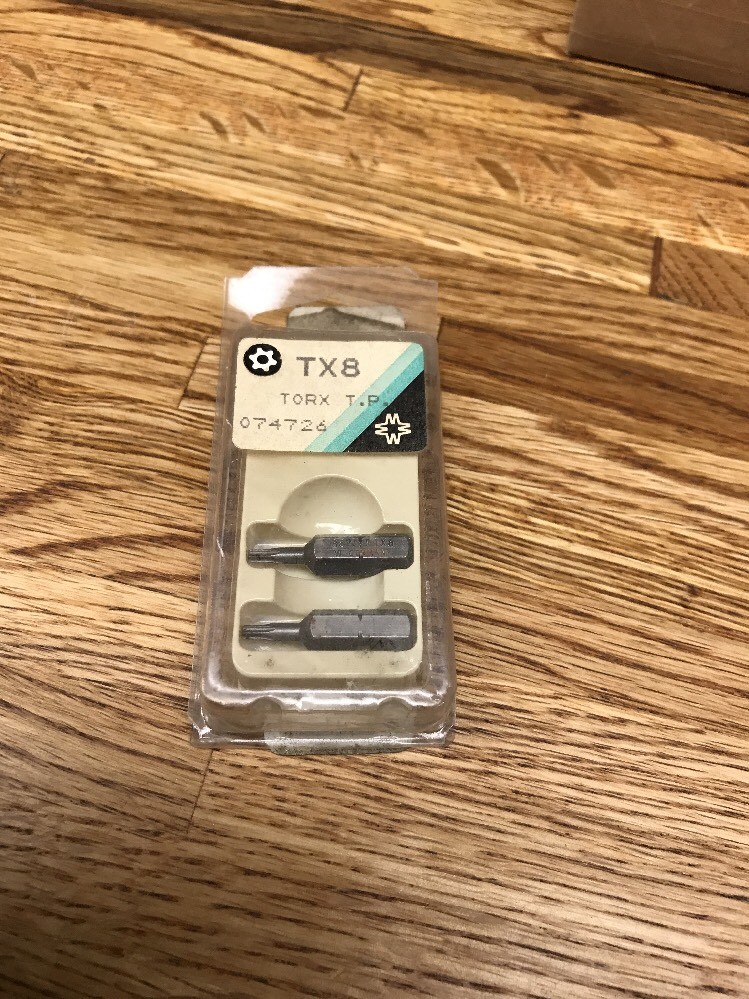 Wera 074726 TORX, TX8 SECURITY Insert Bit With 1/4" Drive Pack Of 2 | eBay