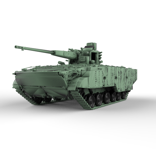 SSMODEL SS56946 V1.9 1/56 Military Model Kit Russia 2S38 Derivatsiya ...