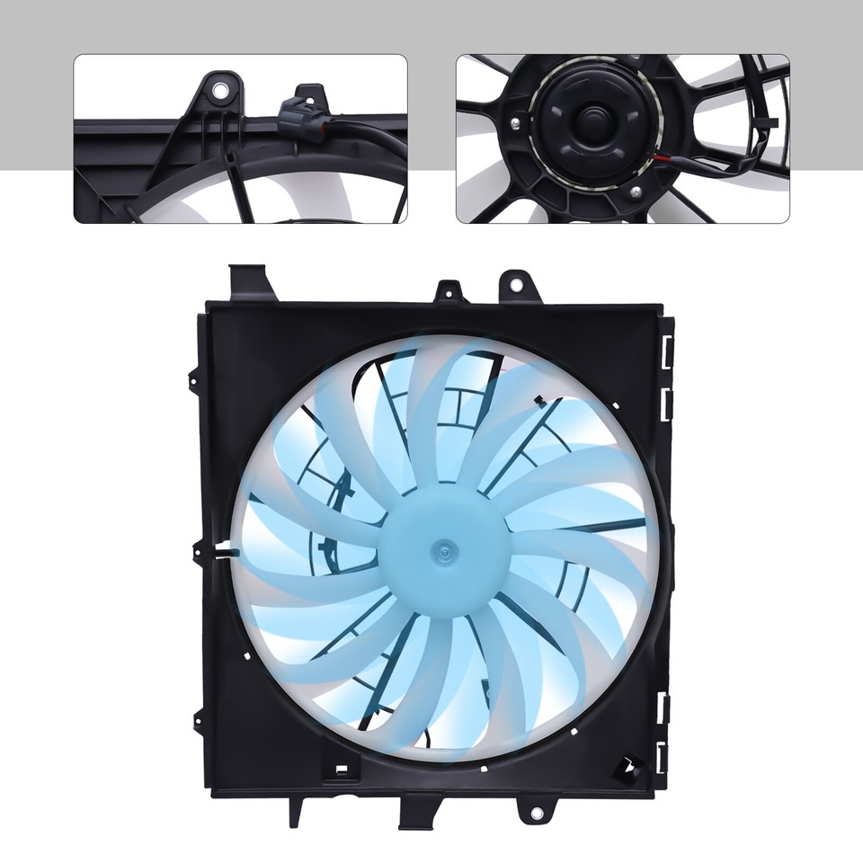 For 2013-2016 Cadillac ATS Radiator Cooling Fan Direct Installation ...