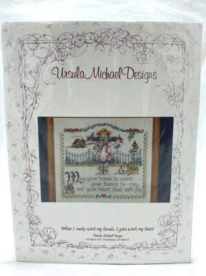 NEW Ursula Michael Designs Joyful Heart Counted Cross Stitch Kit UM-196 ...
