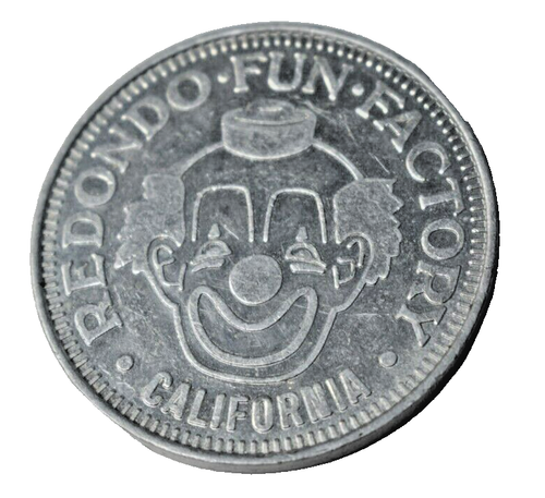 Vintage Token SKILLFUL WINNER RE-CLAIM FOR MERCHANDISE ONLY Redondo fun ...