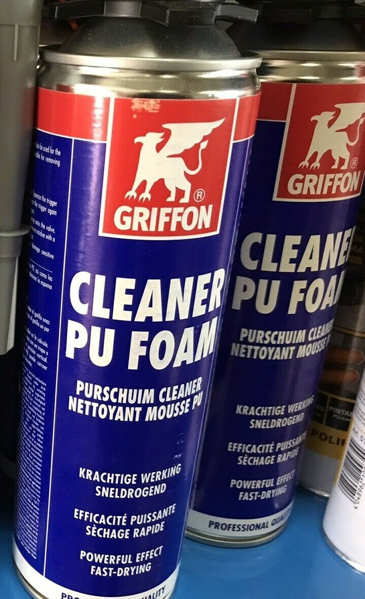Griffon Adhesive Cleaner PU Foam 500ml | eBay