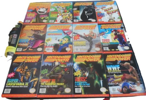1992 Vintage Nintendo Power Video Game Magazines 12 Issues Complete ...