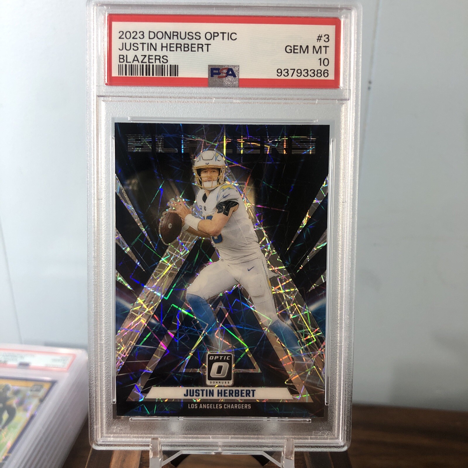 Justin Herbert 2023 Optic #3 Blazers /(SSP) Price Guide - Sports Card ...