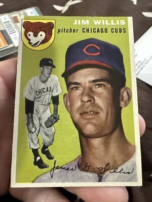 1954 Topps Jim Willis #67 RC Chicago Cubs Centered Absolute Stunner Sharp Beaut | eBay
