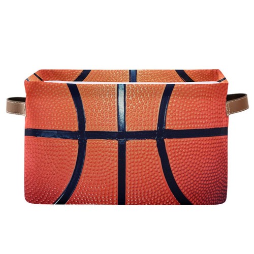 Basketball Basket Decor Soccer Football Storage Bin Baskets For Shelf ...