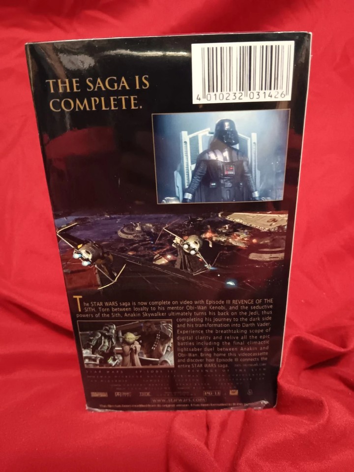 Custom STAR WARS Episode III REVENGE OF THE SITH NTSC VHS Ep 3 | eBay