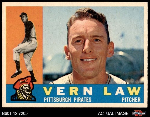 1960 Topps #453 Vern Law Pirates CYAw 6.5 - EX/MT+ | eBay