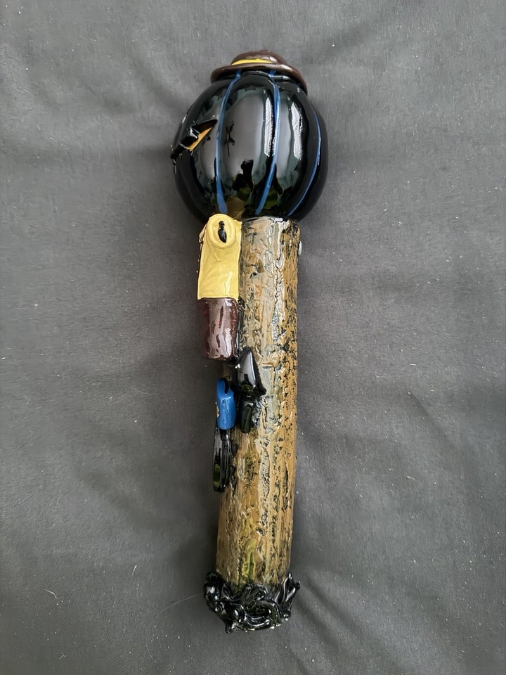 PARALLEL 49 SHADENFREUDE PUMPKIN OKTOBERFEST SCARECROW beer tap handle ...