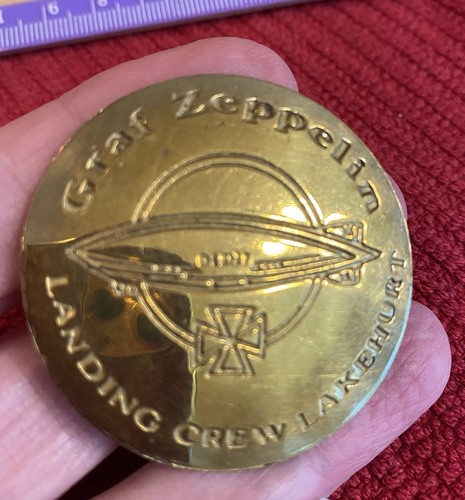 Vintage Brass? Pin Graf Zeppelin Landing Crew | eBay