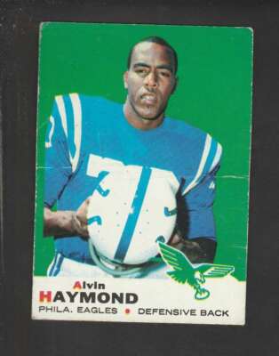 1969 Topps #16 Alvin Haymond VG/VGEX Eagles 158366 | eBay
