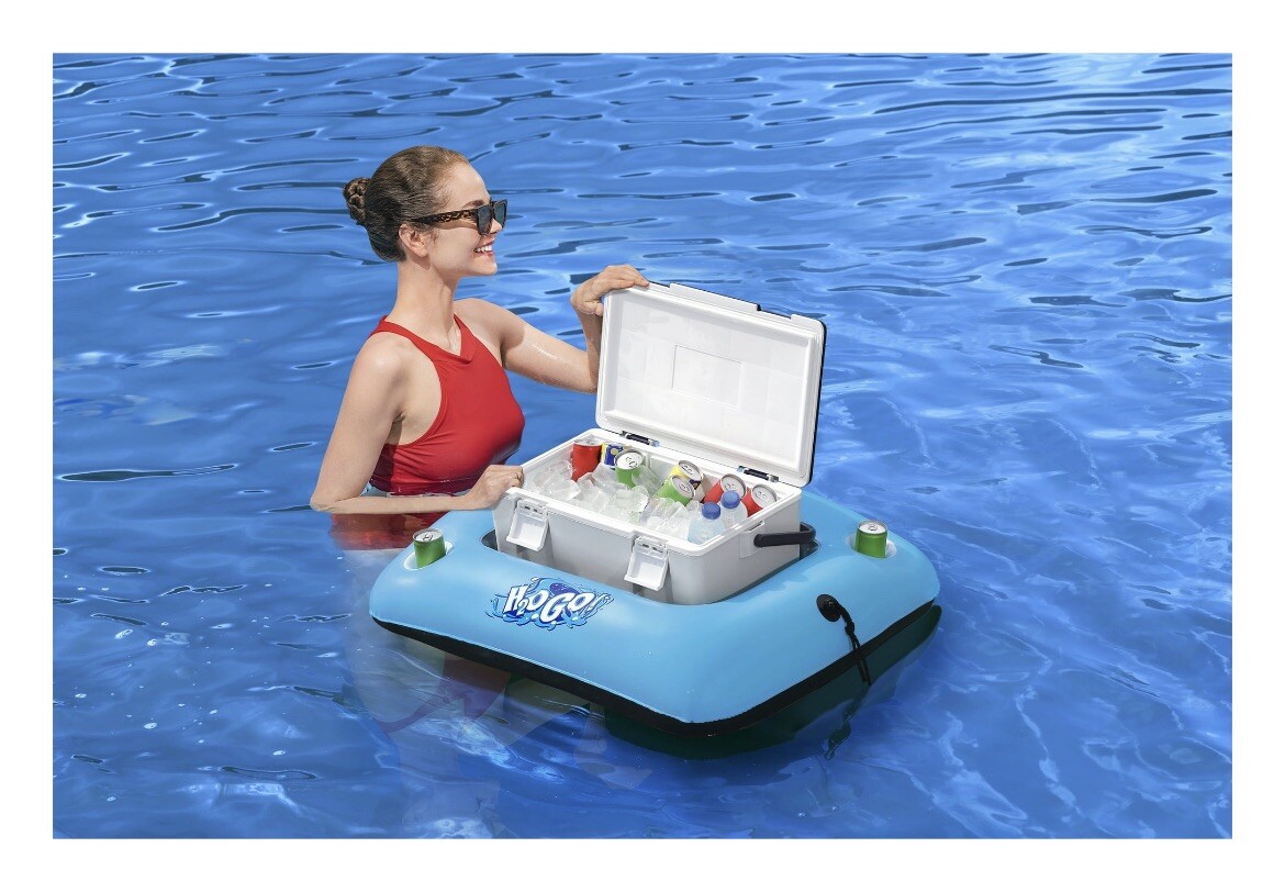 H2O GO! Inflatable Cooler Float for 10qt - 28qt Capacity 32-in x 26-in ...