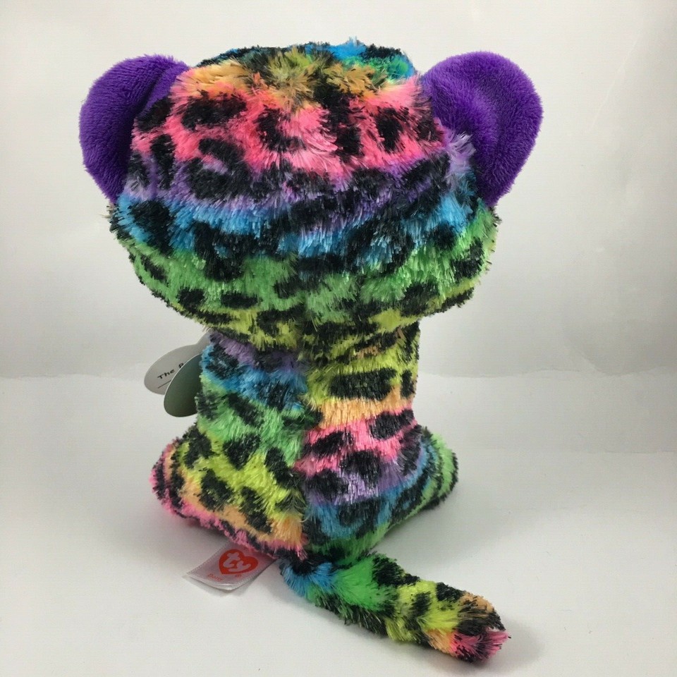 Ty Beanie Boos DOTTY the Rainbow Leopard (6 Inch) Plush Stuffed Toy ...