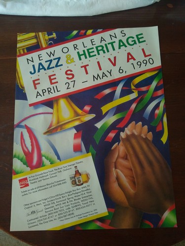 New Orleans 1990 Jazz & Heritage Festival Jazz Fest Original ...