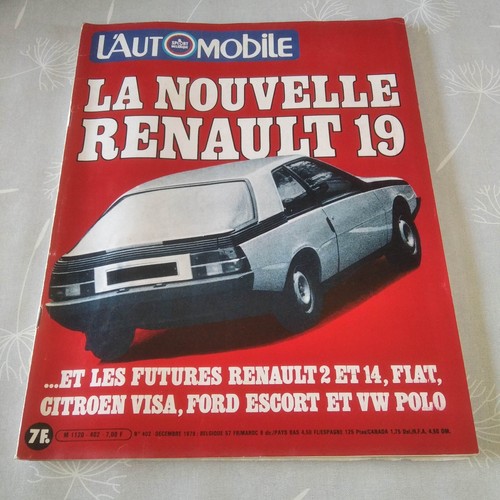 magazine vintage youngtimer SPORT MECANIQUE # 402 1979 - renault 19 | eBay