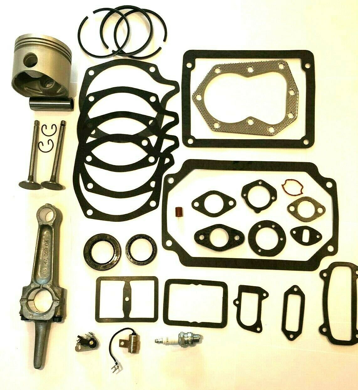 STANDARD ENGINE MASTER REBUILD FITS KOHLER K321, M14, VALVES GASKET SET ...