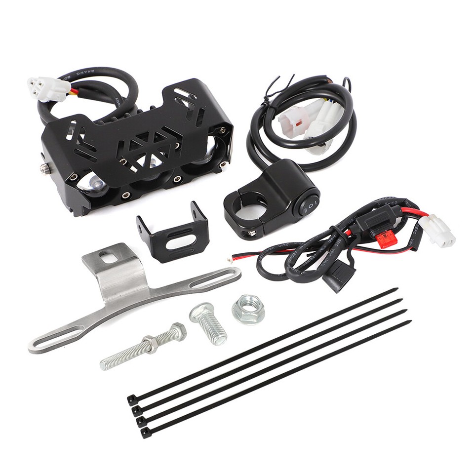 Universal Dirt Bikes Motorcycle LED Light Kit Headlight light Bar ...