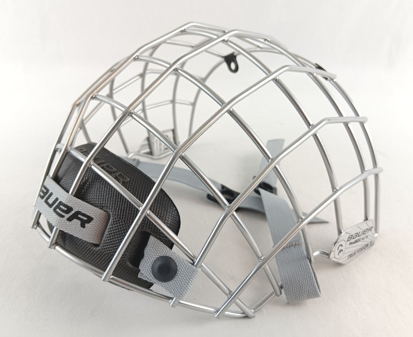 Bauer FM4500 True Vision II Ice Hockey Face Mask Medium Silver Chin Strap | eBay