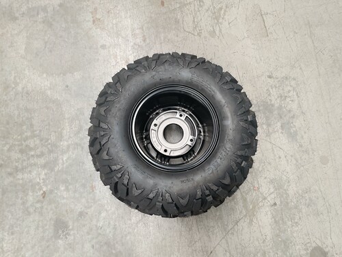 10 inch Complete Wheel Alloy Rim Tyre Quad ATV Buggy Gokart 4 Stud ...