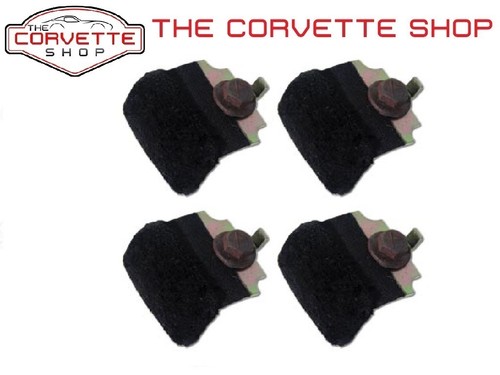 Corvette Door Glass Anti Rattle Cushion Inner Felt Pads 4 pc Set 1969 ...