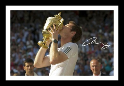 ANDY MURRAY AUTOGRAPHED SIGNED & FRAMED PHOTO PRINT | eBay UK