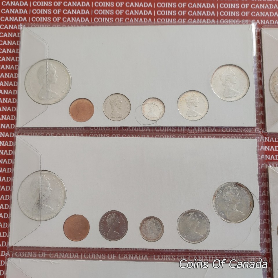 1967 Canada Centennial Coin Sets - Lot Of 10 Uncirculated Sets # ...