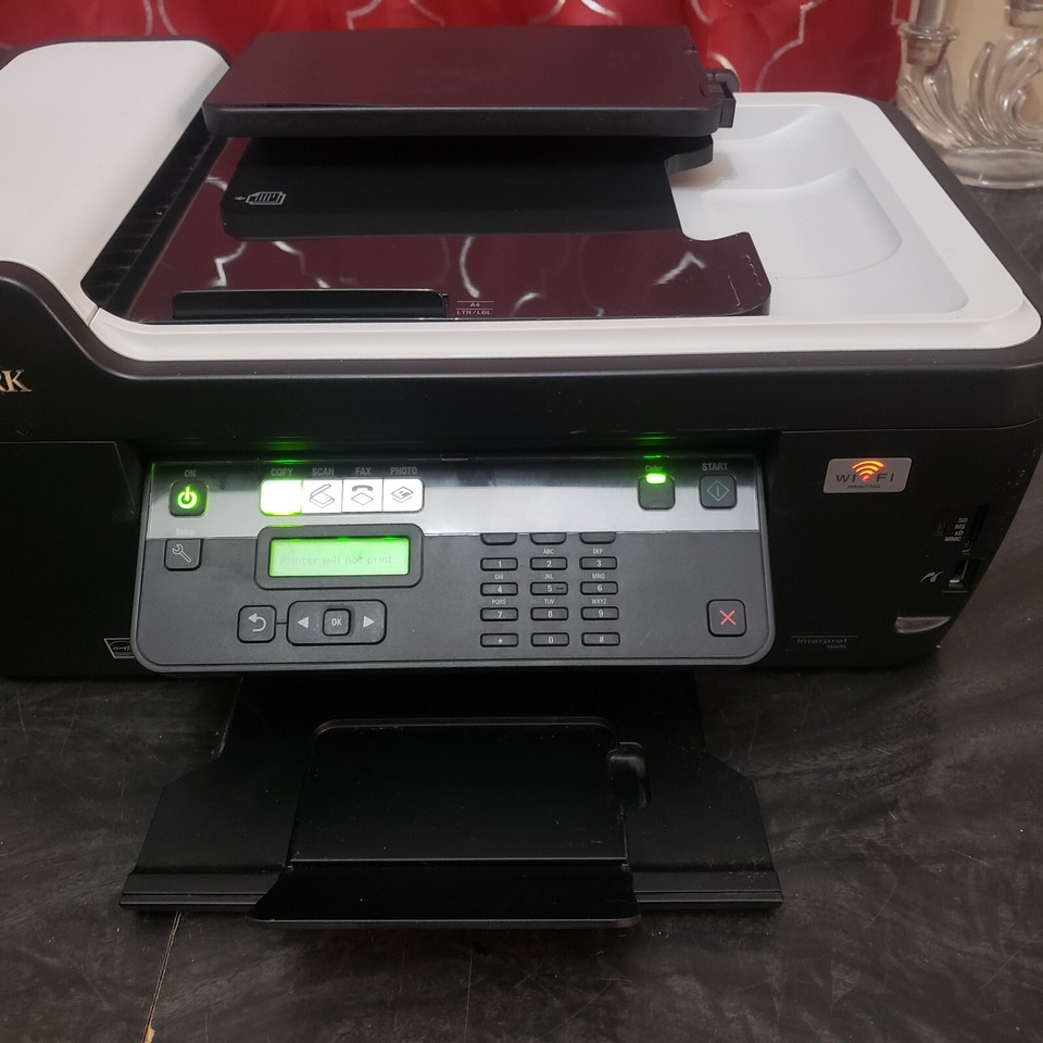 Lexmark Interpret S405 Inkjet Printer All-In-One WiFi Fax Scan *No Ink ...
