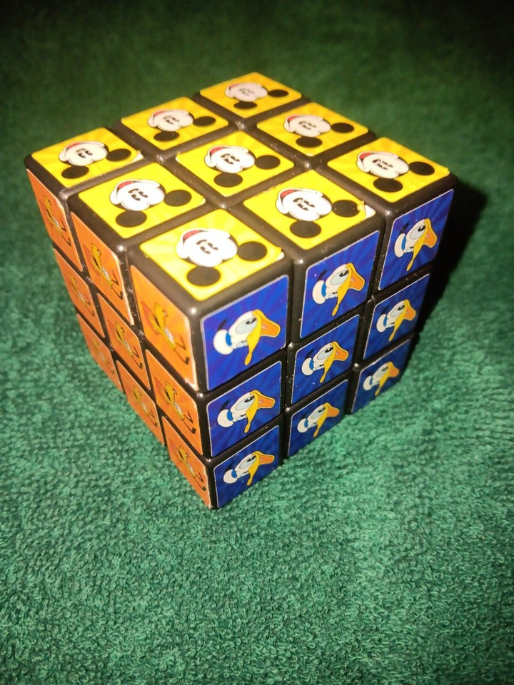 Preowned Rubik’s Cube Disney Theme Park with Stand Mickey Mouse Goofy ...