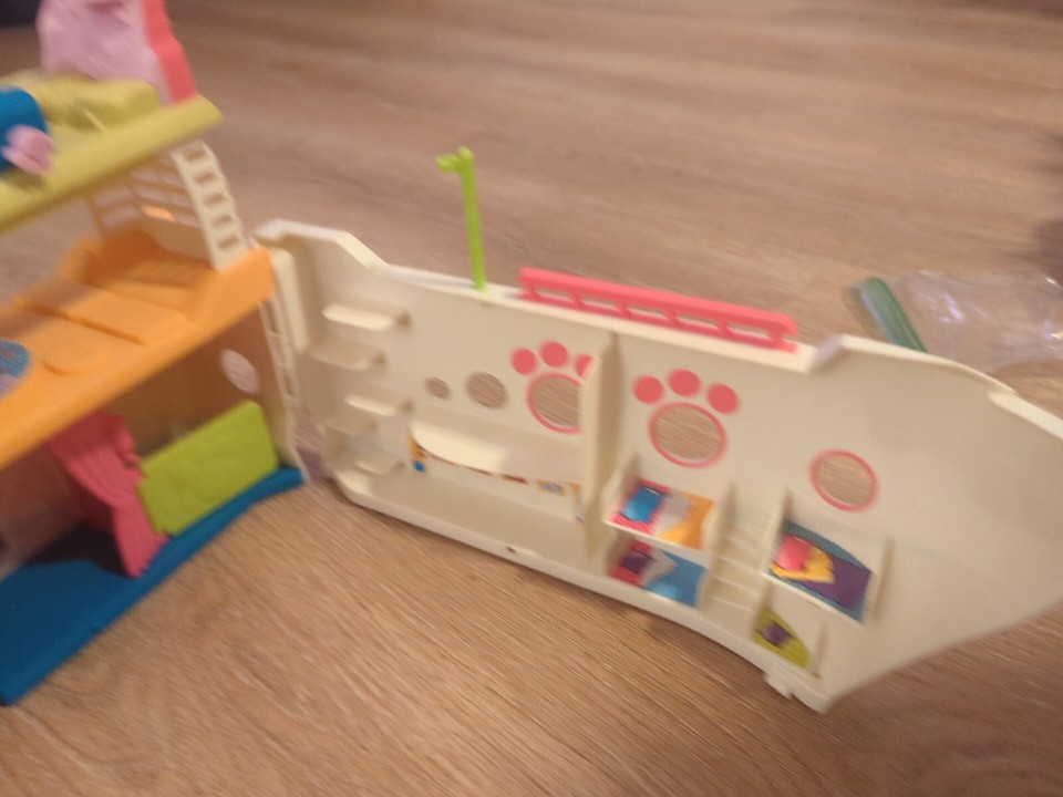 Littlest Pet Shop LPS Cruise Ship Yacht Boat With 3 Animals | eBay